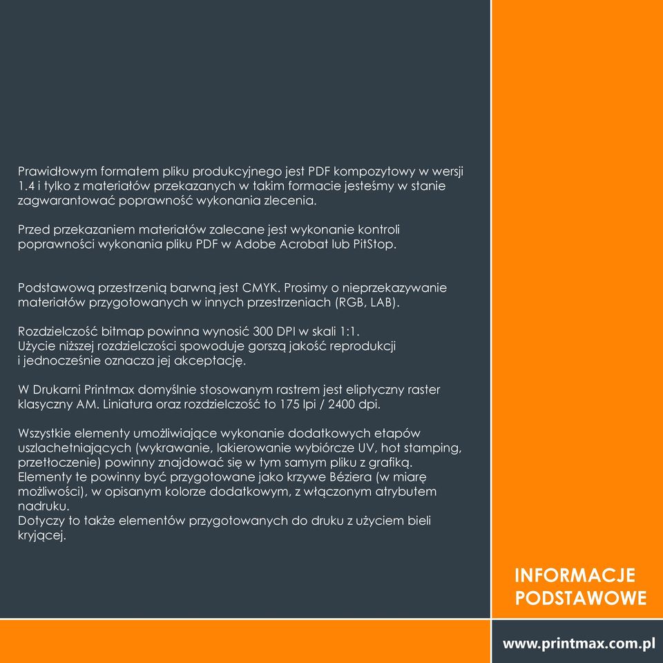 specyfikacja techniczna przygotowania materiałów do druku - PDF Darmowe ... specyfikacja techniczna przygotowania materiałów do druku - PDF Darmowe ...